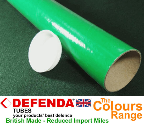 Coloured Postal Tubes Larger Images